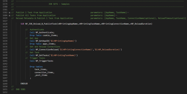 NPrinting API – Qlik Rest SubRoutines – NPrinting Adventures